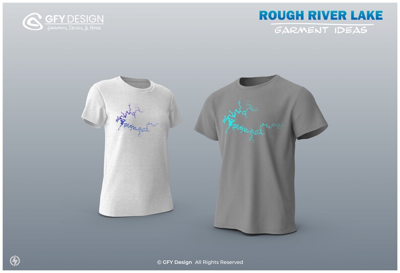 Rough River Lake - Vector Graphic, Cut File, Map, Print Ready, Kentucky ...