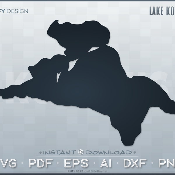 Lake Map - Etsy