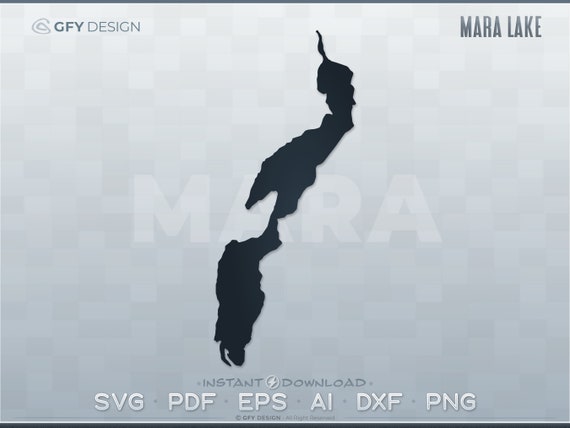 Mara Lake SVG Digital File Set British Columbia Vector - Etsy