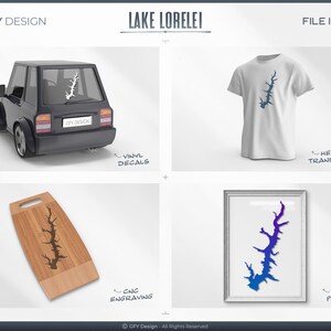 Lake Lorelei - Vector Graphic Digital Files, Instant Download (ohio ...