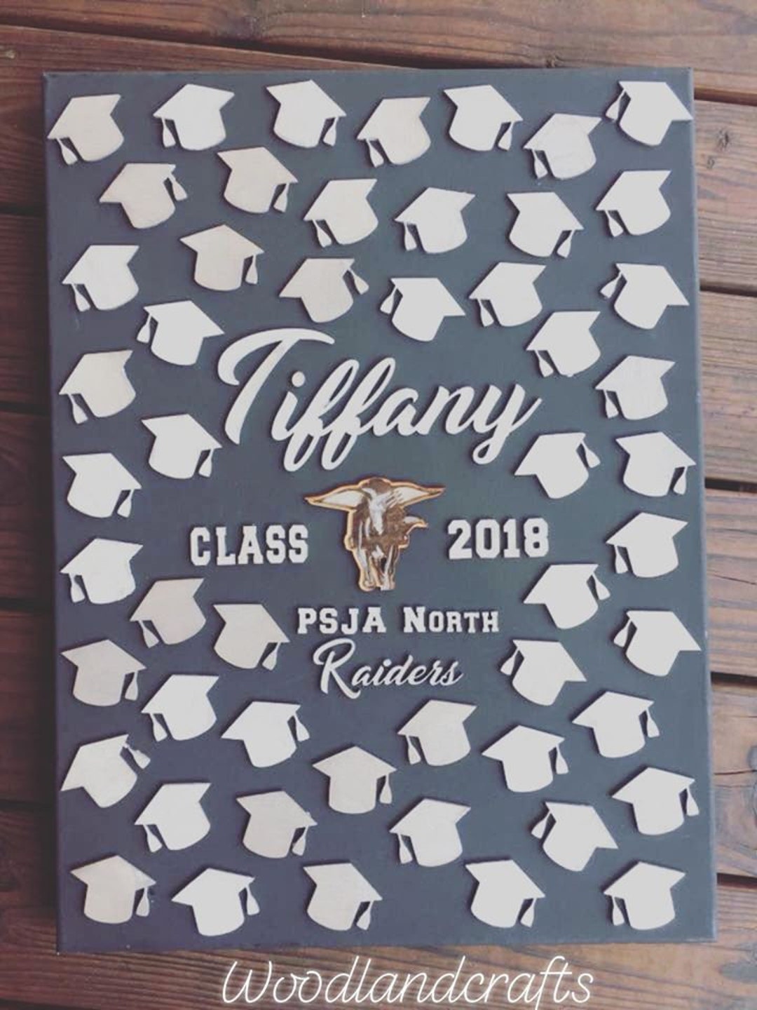 Graduation Guest Book, Graduation Gift, Guest Sign Wood, Party Prom ...