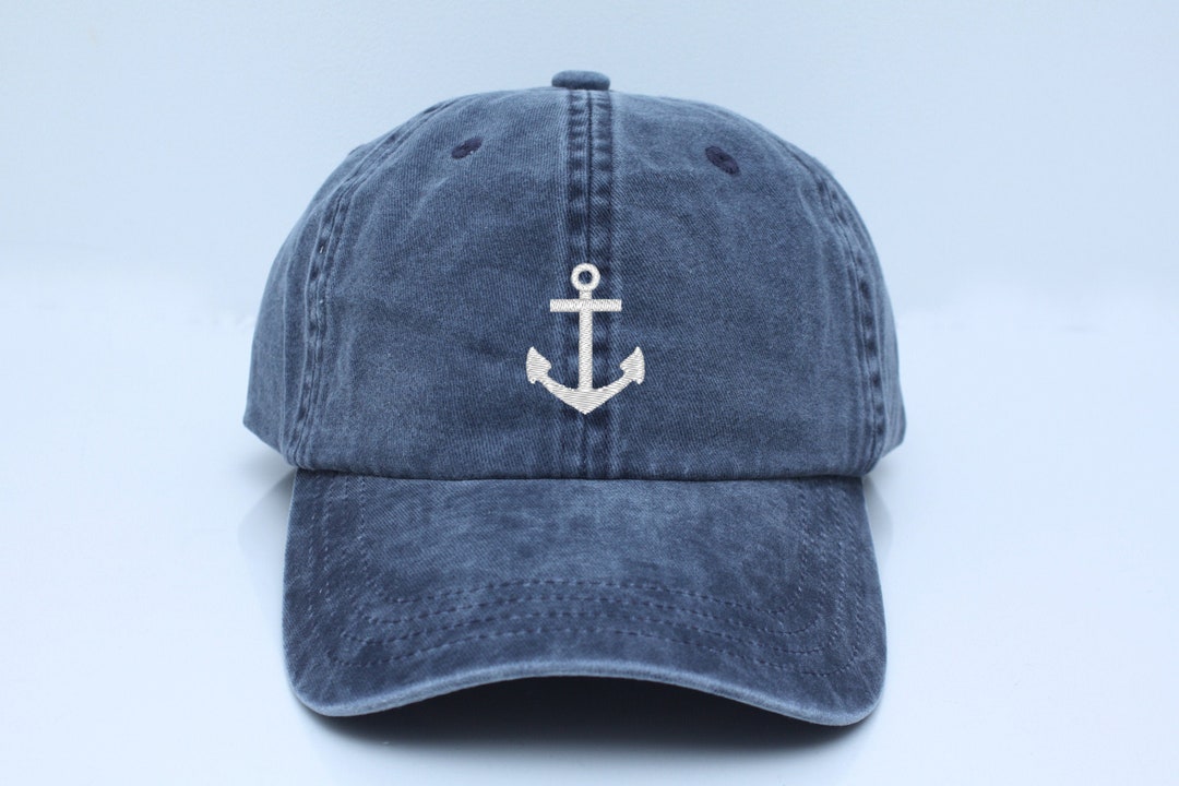 Anchor Baseball Cap Captain Anchor Sailing Boat Dad Hat - Etsy