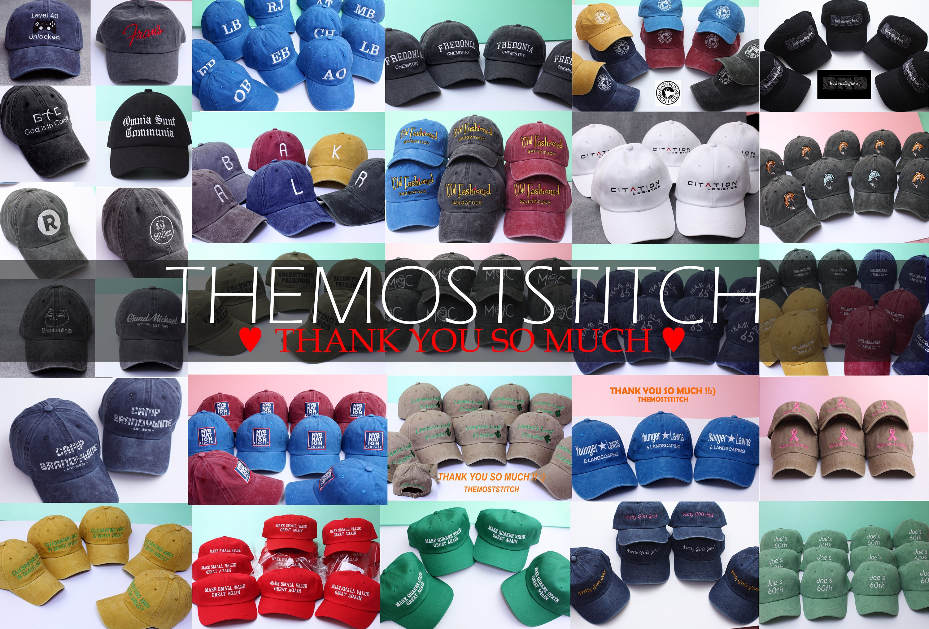 Initial Hat Monogram Baseball Cap Custom Hat Embroidered | Etsy