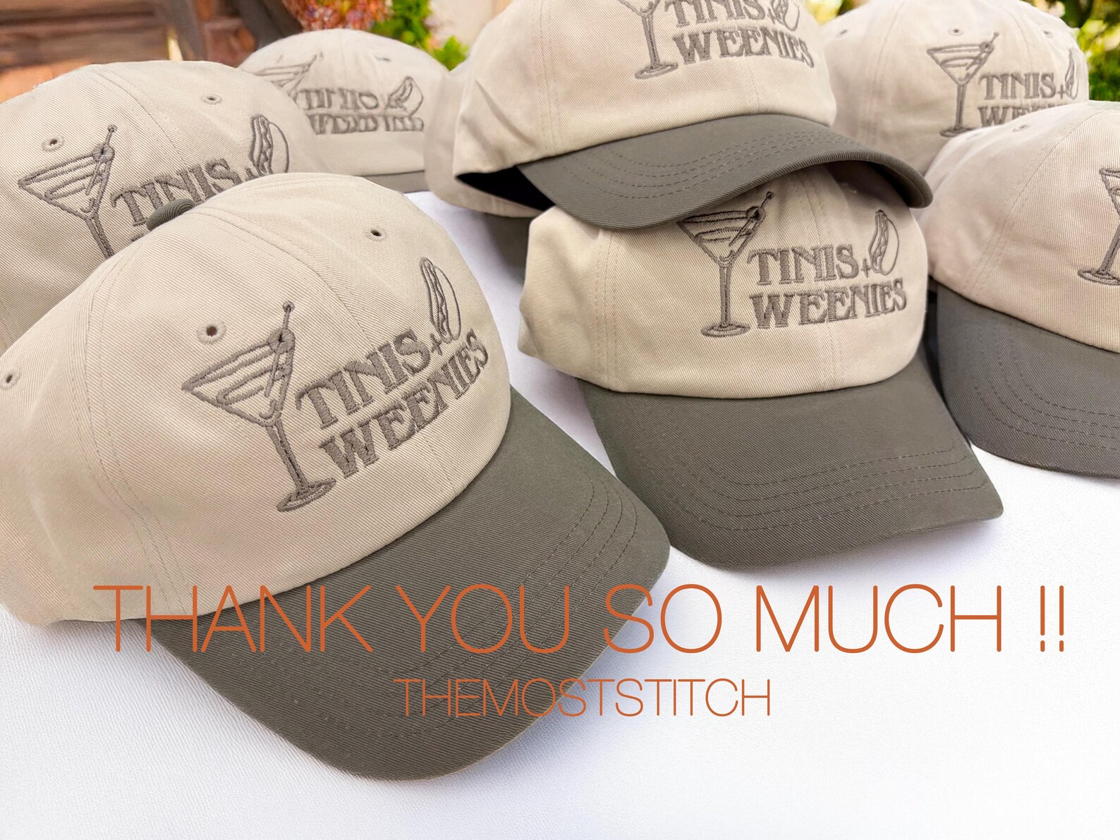 Embroidered Two-tone Custom Hat: Personalized Initial Cap - Etsy