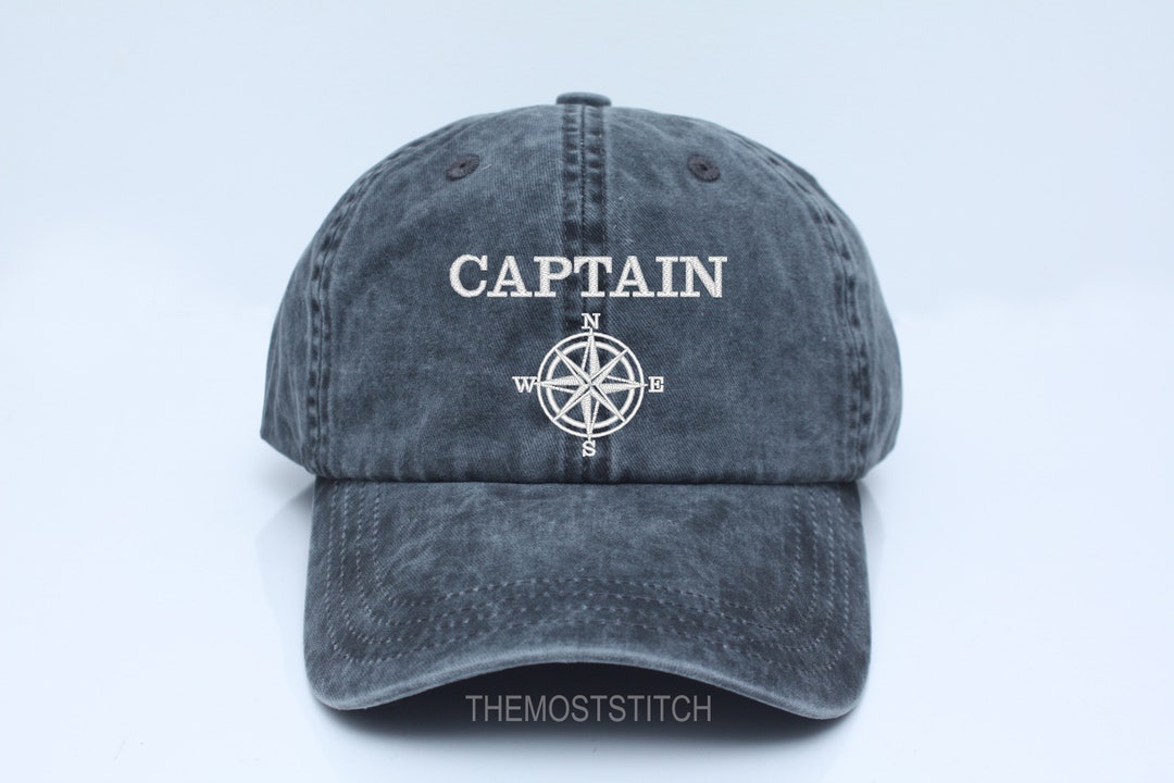 Captain Hat, Embroidered Hat, First Mate Hat, Personalized Ball Cap ...