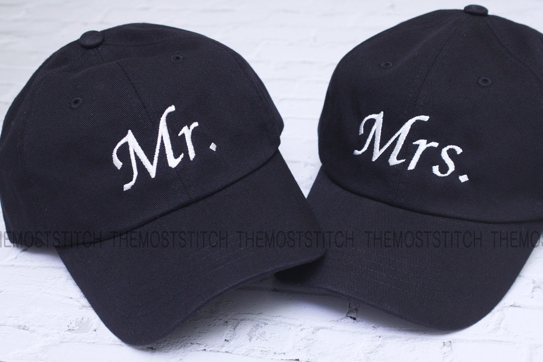 Mr and Mrs Hat, Wedding Gift, Custom Hat, Anniversary Gifts, Couple Hat ...