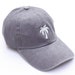 Palm Tree Embroidered Hat, Tropical Baseball Cap, Vacation Cap ...