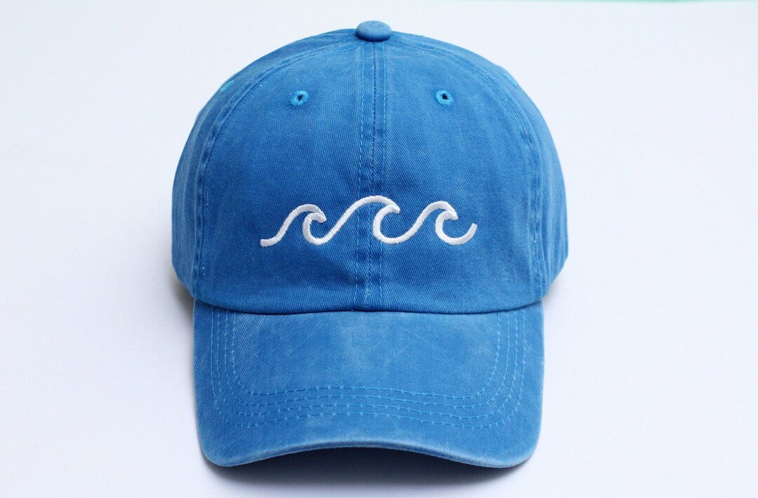 Wave Washed Dad Hat, Embroidered Hat, Initial Cap, Personalized Ball ...