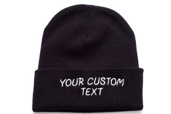 Custom Beanie Hat Embroidered Beanie Personalize Your | Etsy