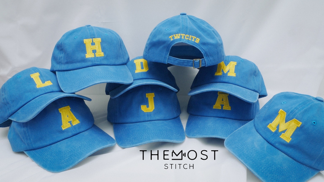 Initial Custom Cap ,embroidered Hat, Adult Hat, Personalized Ball Cap ...