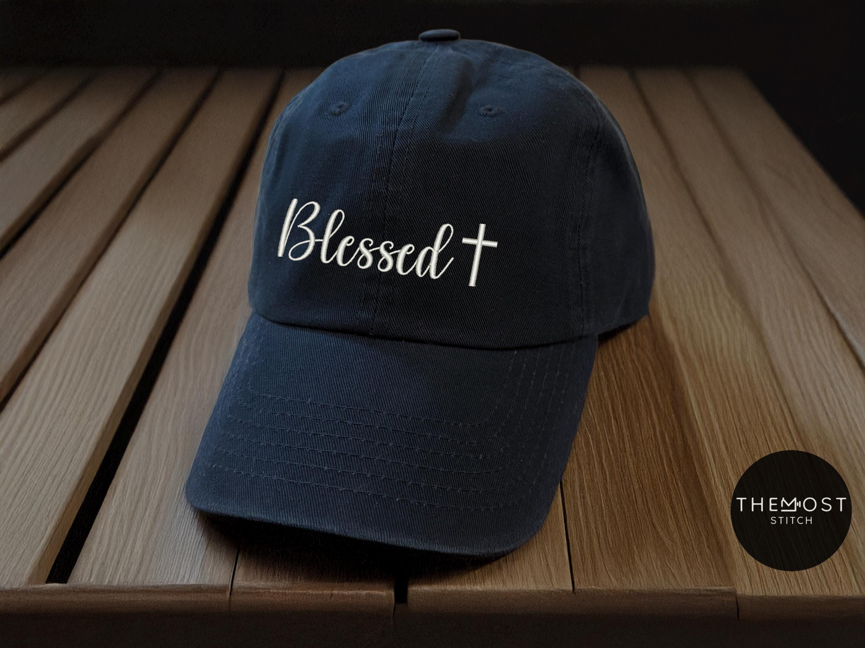 Embroidered "blessed" Baseball Cap: Christian Faith Gift - Etsy