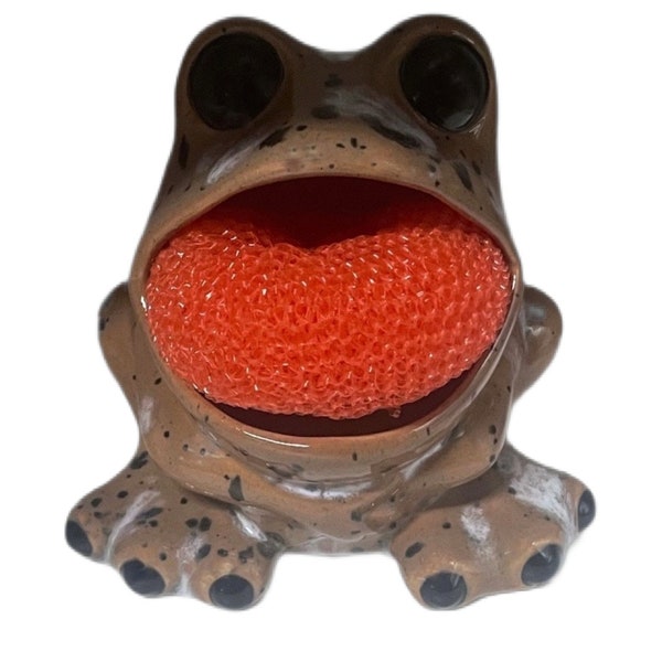 Frog Sponge Holder - Etsy