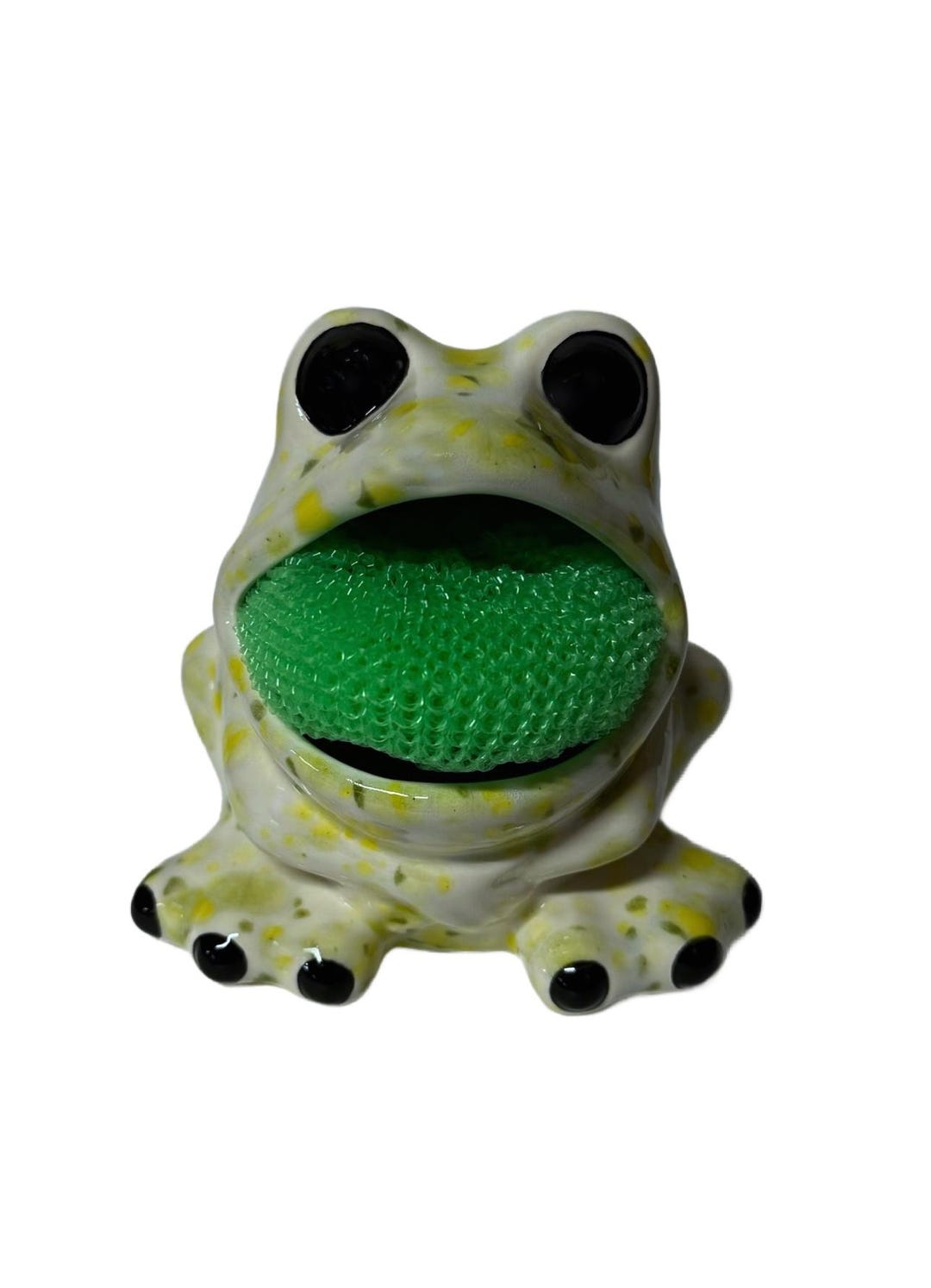 Frog Sponge Holder, Frog Scrubby Holder, Frog Lover Gift, Frog Decor ...