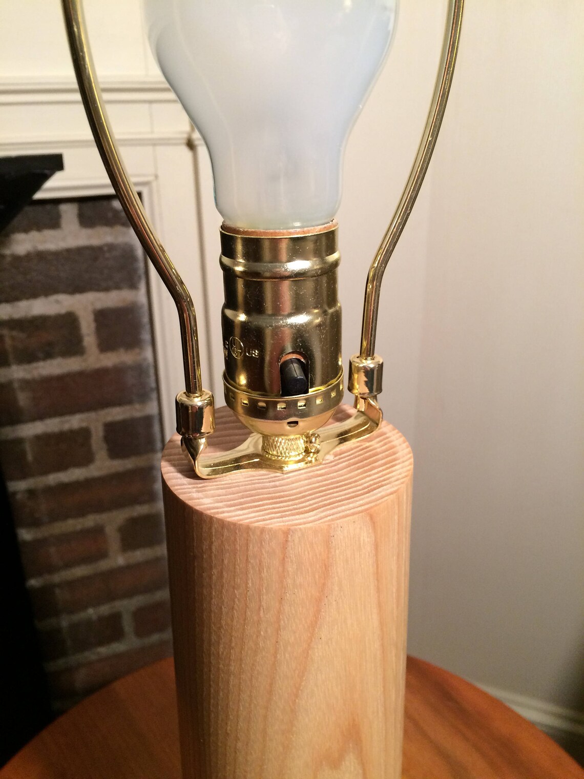 Solid Hard Maple Tapering Column Lamp - Etsy