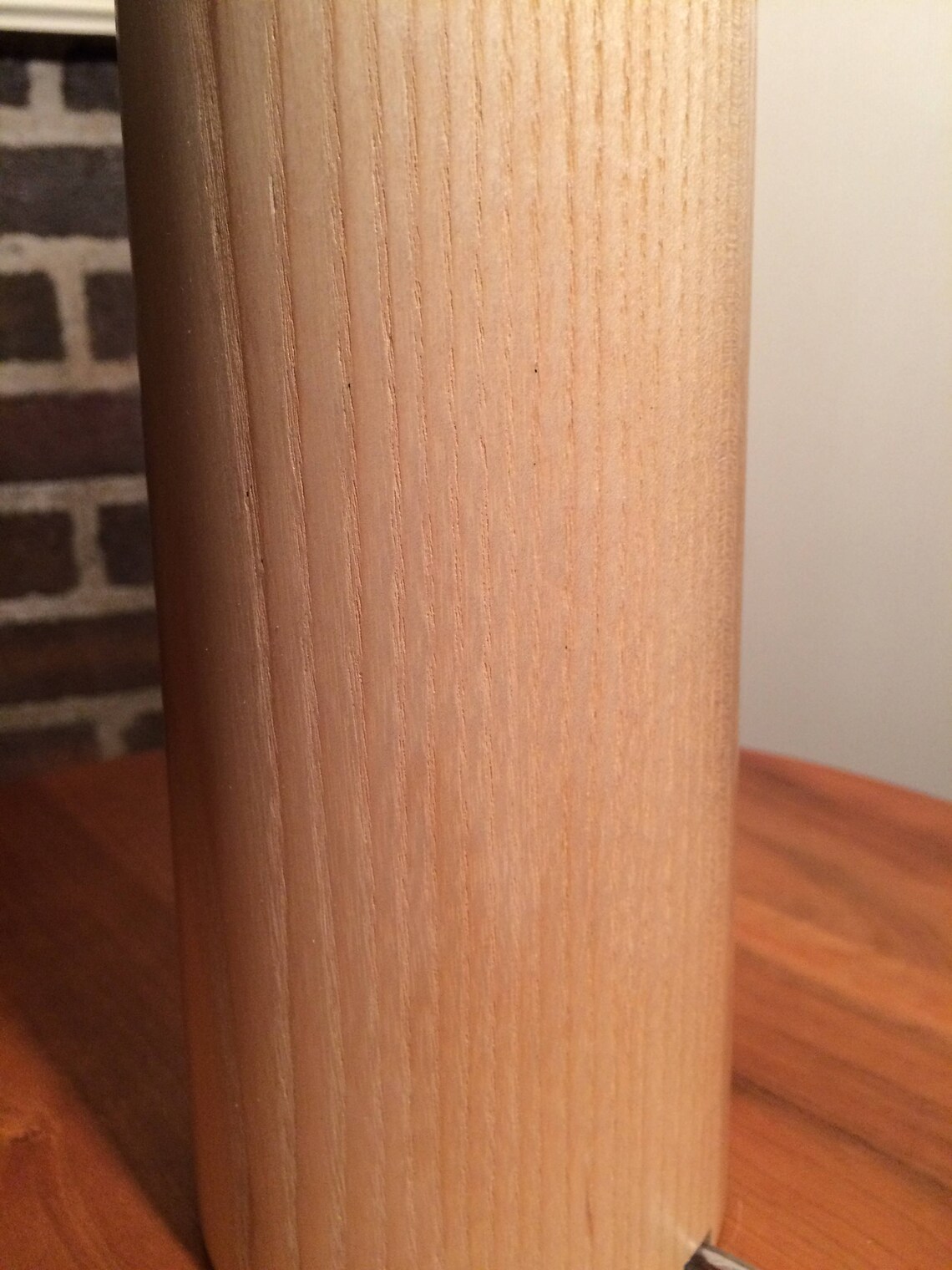 Solid Hard Maple Tapering Column Lamp - Etsy