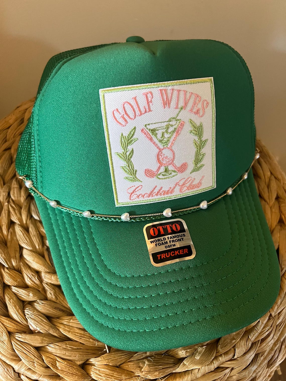 Golf Wives Cocktail Club Trucker Hat, Funny Patch Hat - Etsy