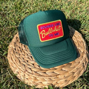 Sounds Like BS Trucker Hat. Patch Trucker Hat. Funny Trucker Hat ...
