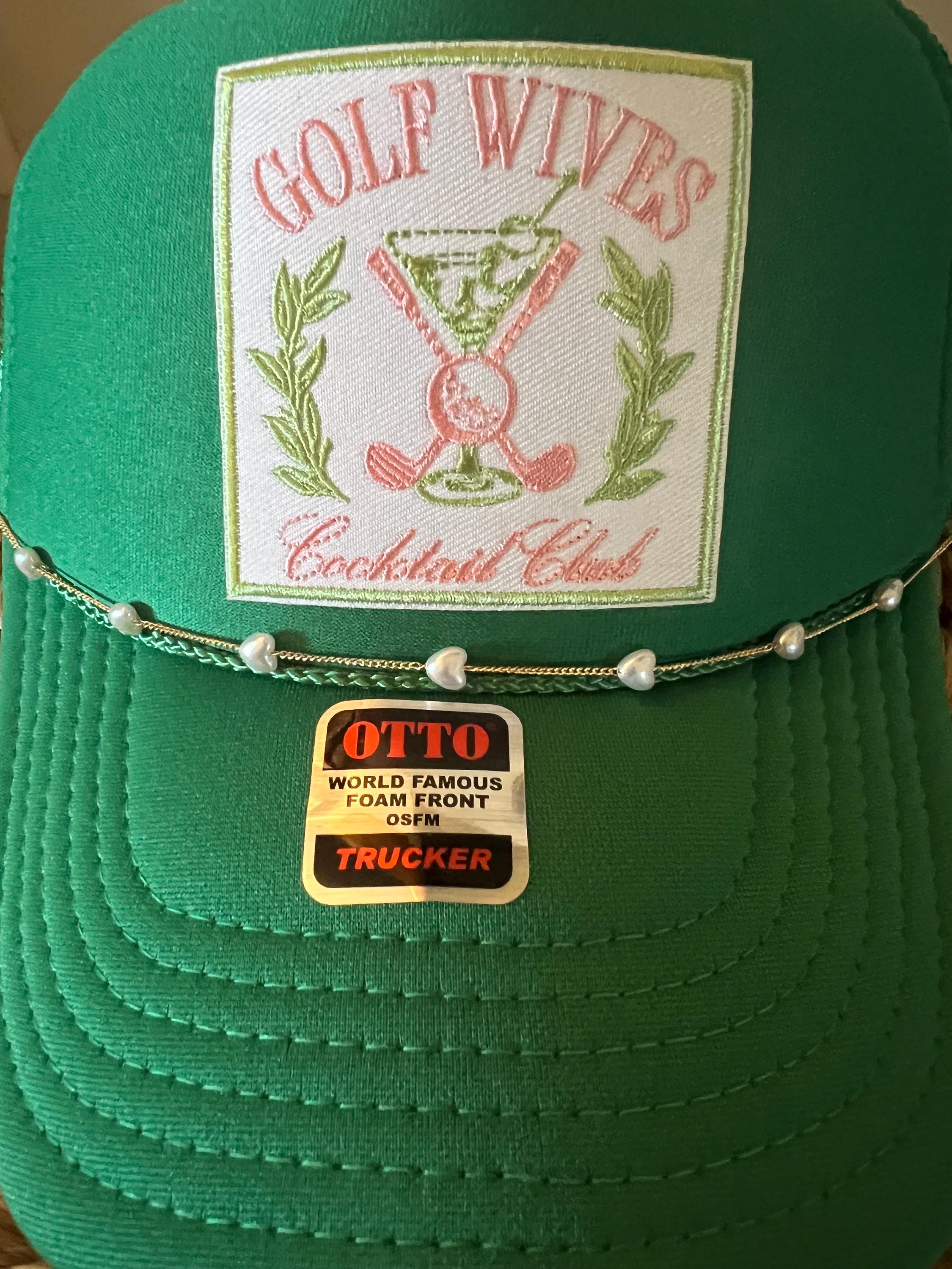 Golf Wives Cocktail Club Trucker Hat, Funny Patch Hat - Etsy