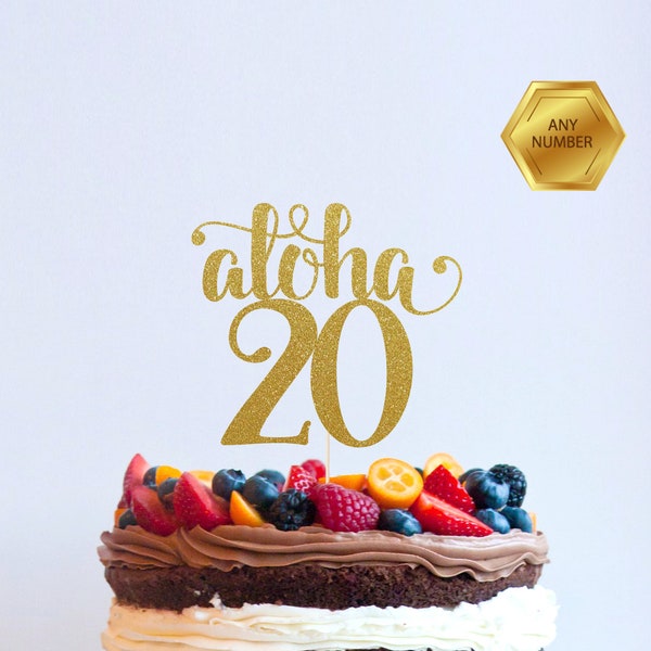 Hello 20 Cake Topper Etsy