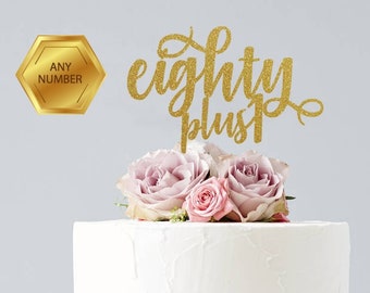 The Best Life Ever Cake Topper, Cake Decoration, Glitter, Party, Gold ...