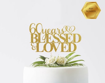 60 Years Blessed - Etsy