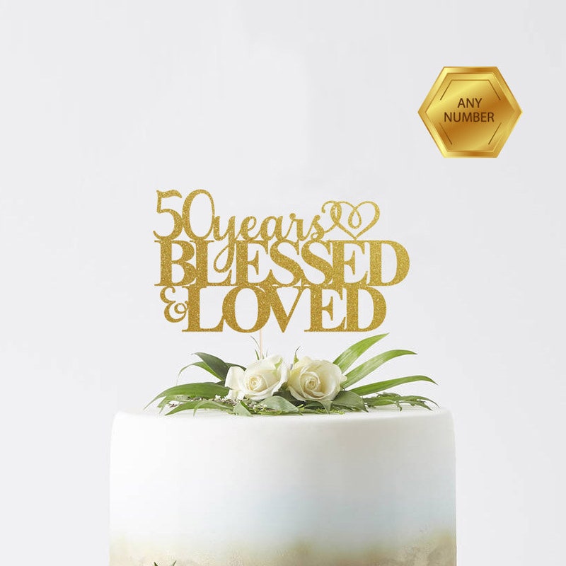 50 Years Blessed - Etsy