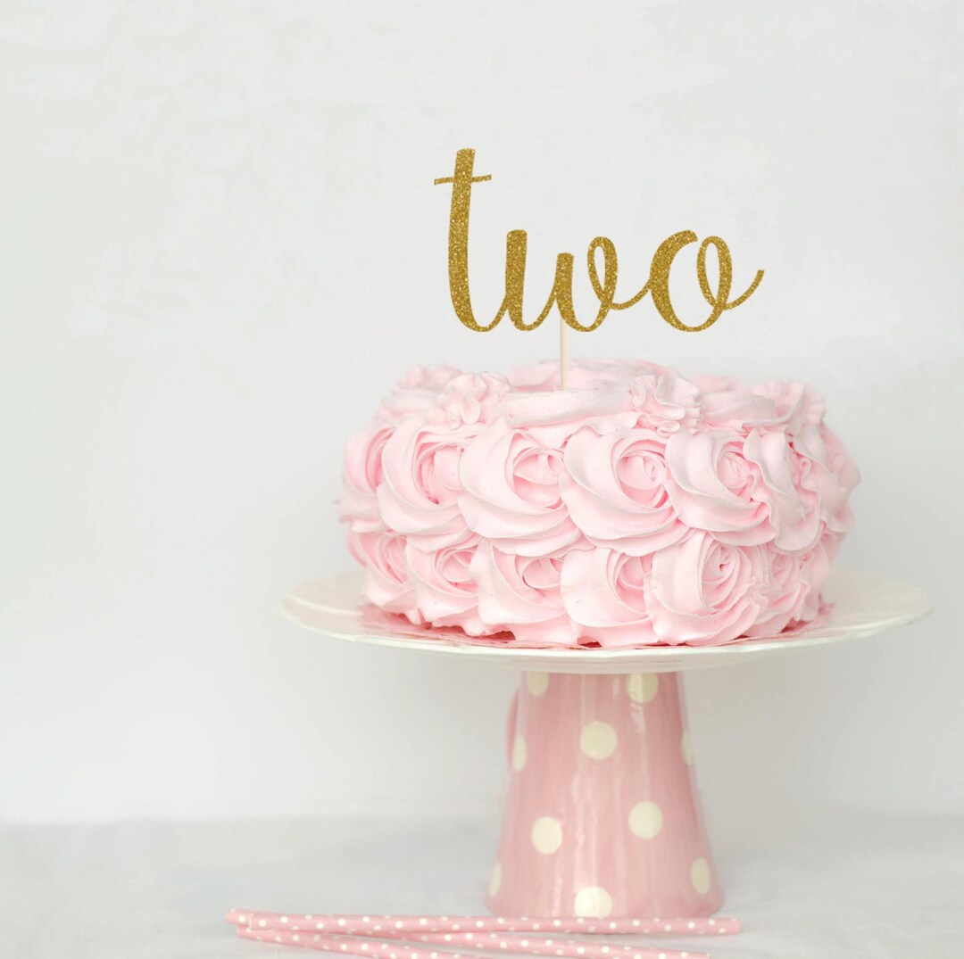 Two Cake Topper, Cake Decoration, Glitter, Party Decor, Custom ...