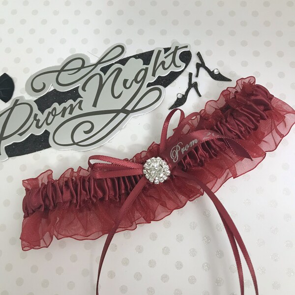 Red Prom Garter - Etsy