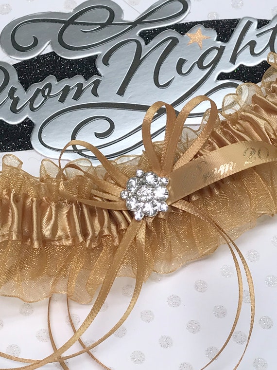 Champagne Prom Garter Custom Colors Prom Garter Prom Garters | Etsy