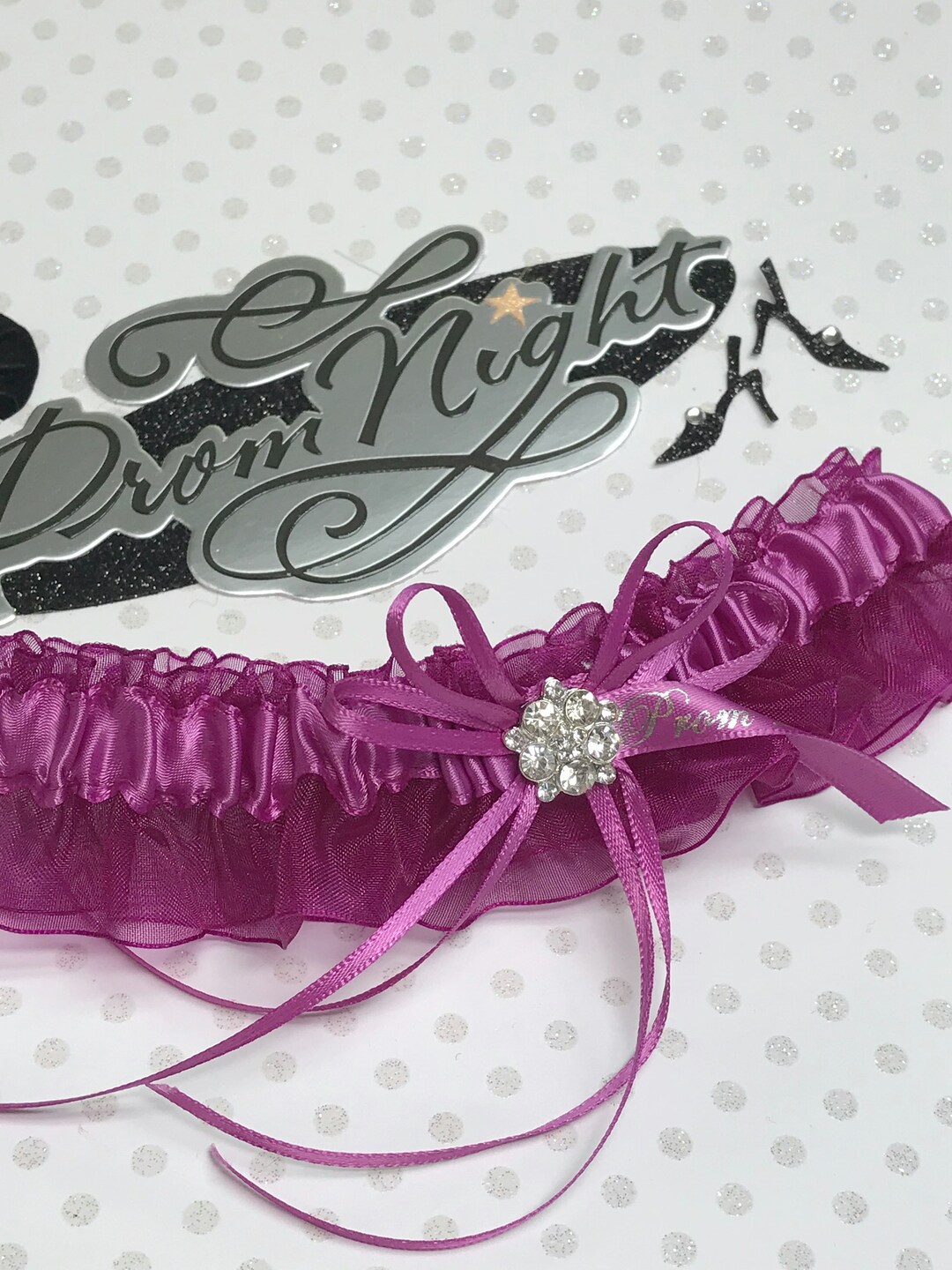 Berry Prom Garter, Prom Garter, Garters for Prom. - Etsy