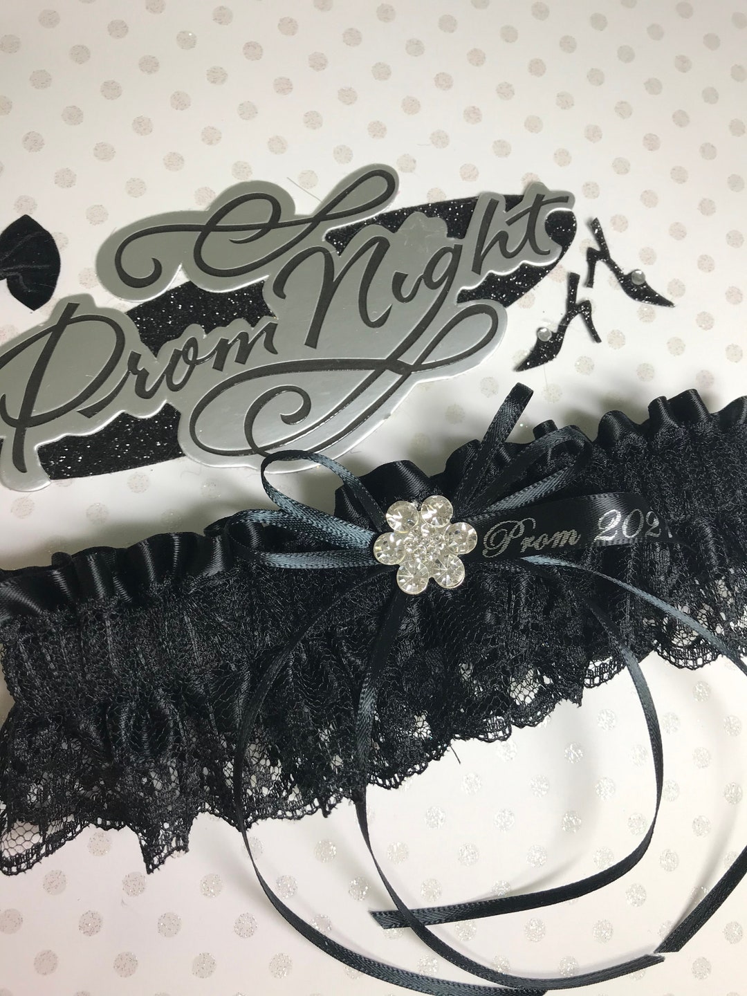 Black Lace Prom Garter, Prom Garters. - Etsy