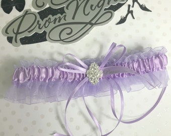 Purple Prom Garter | Etsy