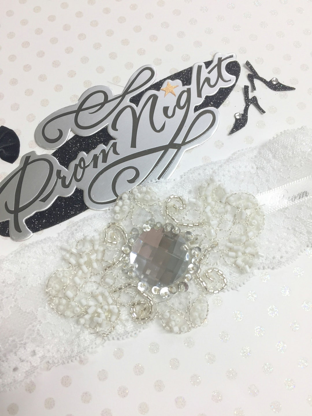 White Prom Garter, Prom Garters, Garters - Etsy
