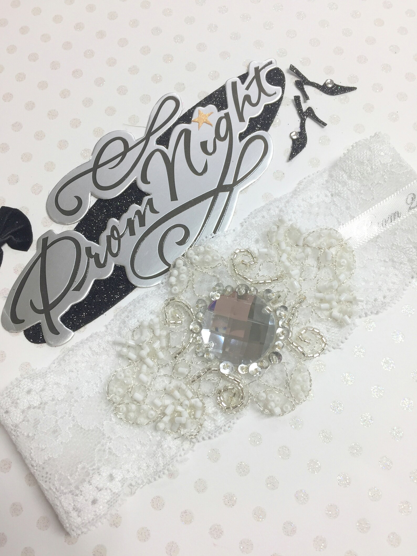 White Prom Garter Prom Garters Garters - Etsy