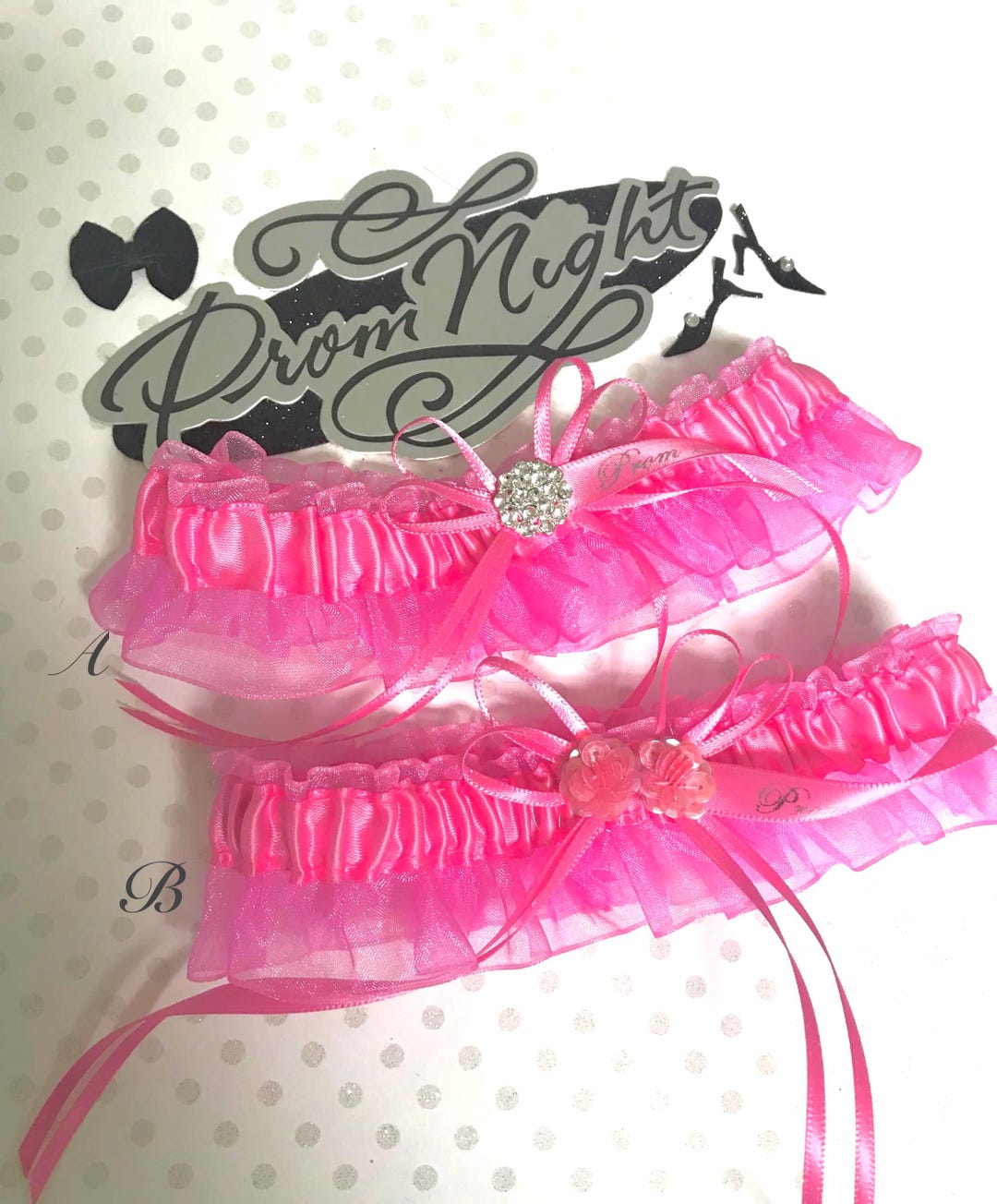 Hot Pink Prom Garter. Prom Garter. Pink Prom Garter. - Etsy