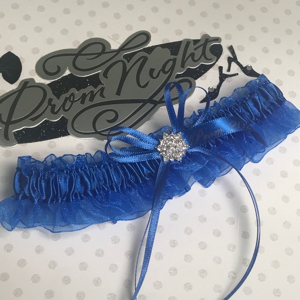 Royal Blue Garter - Etsy