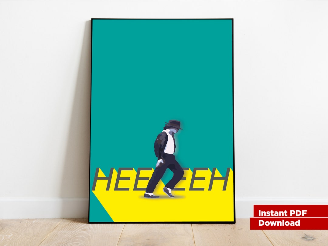 Michael Jackson Music Poster, Wall Art, Home Decor, Pop Music, Gift ...