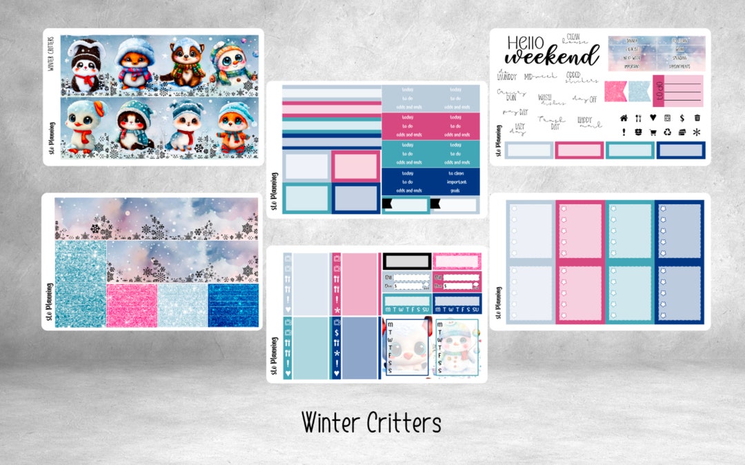 Winter Critters foil - Etsy UK