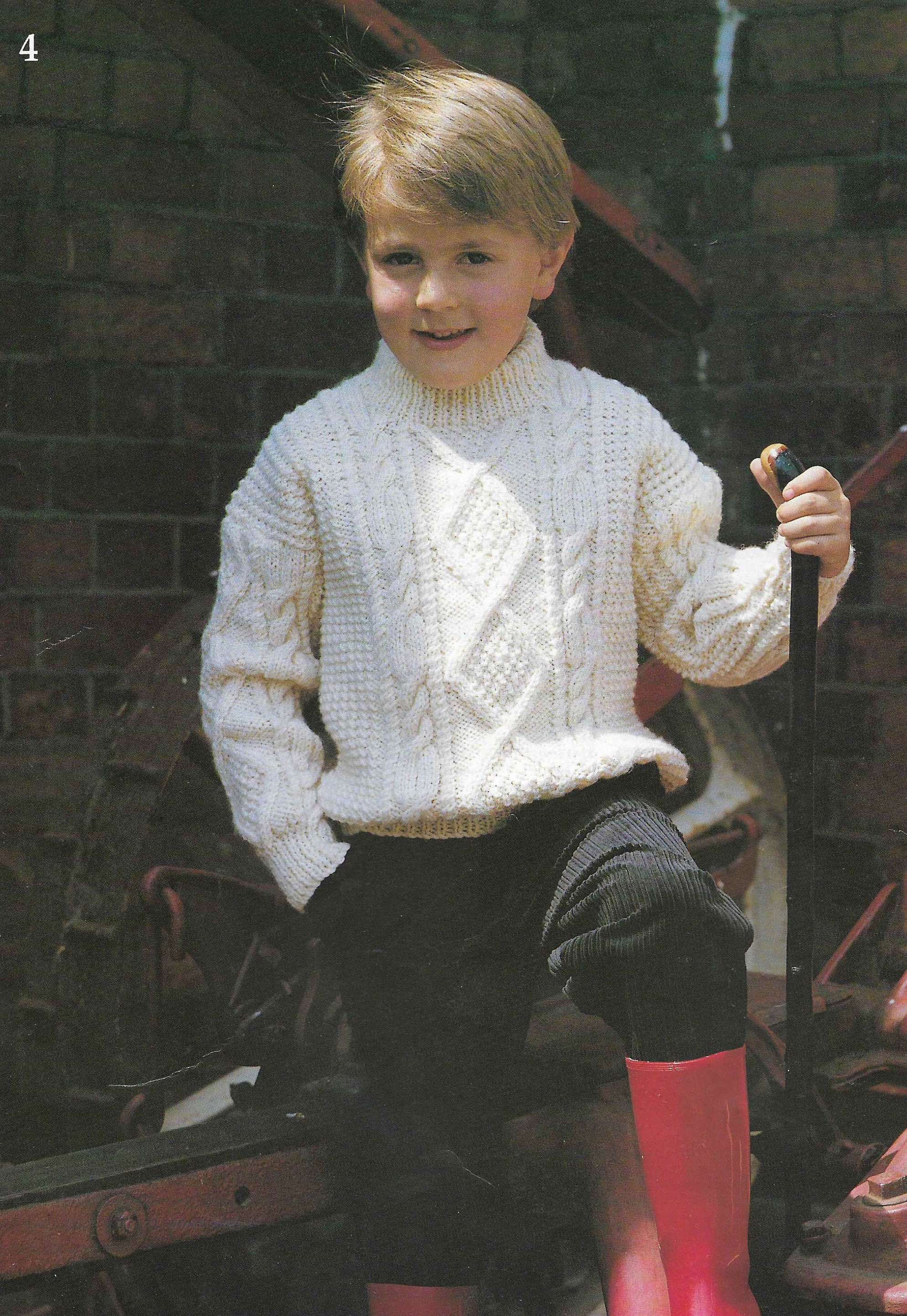 14 X Aran Jacket Knitting Pattern Boy Girl Knitting Pattern | Etsy