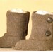 Ugg Boot Pattern Instant Down Load Knitting Pattern 1-2 Years - Etsy UK