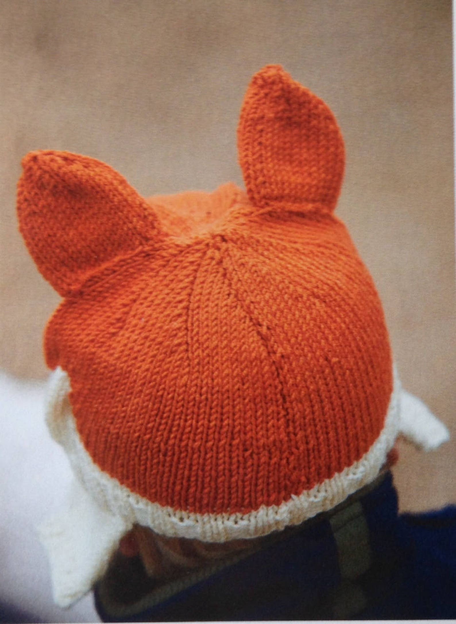 Mr Fox Hat Instant Down Load Knitting Pattern PDF File Animal - Etsy