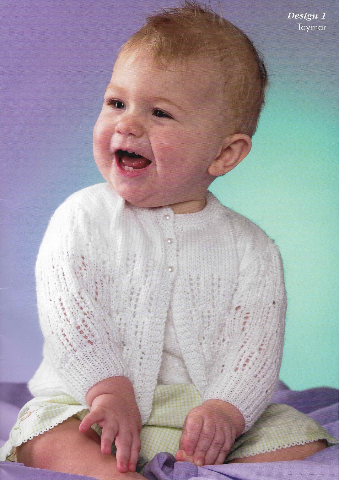 3 X Baby Cardigans Knitting Pattern PDF Newborn Lace Cardigan Baby Doll ...