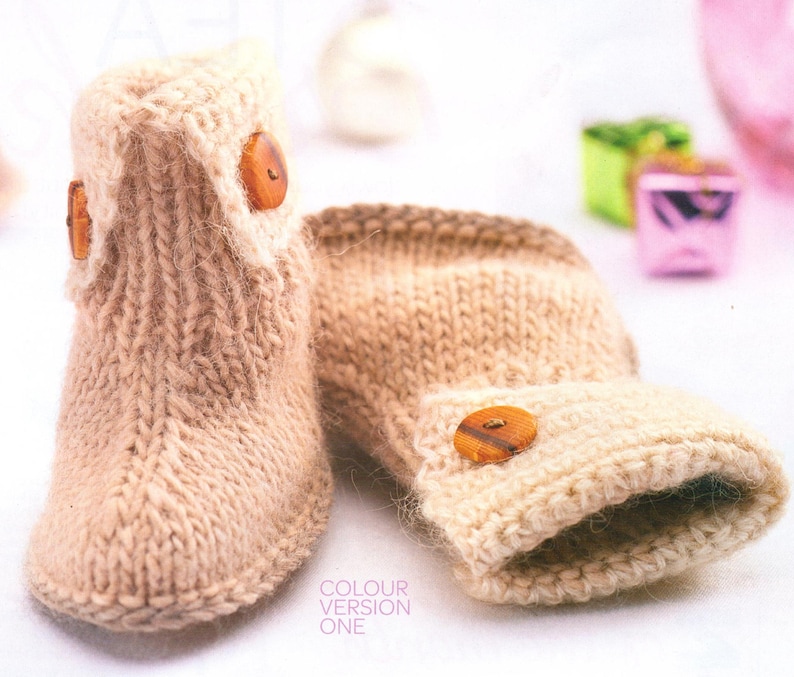 Ugg Boot Pattern Instant Down Load Knitting Pattern PDF File - Etsy UK
