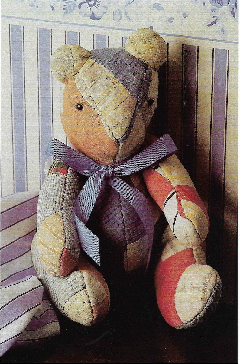 Instant PDF Download Teddy Bear Memory Bear Toy Sewing Pattern - Etsy UK