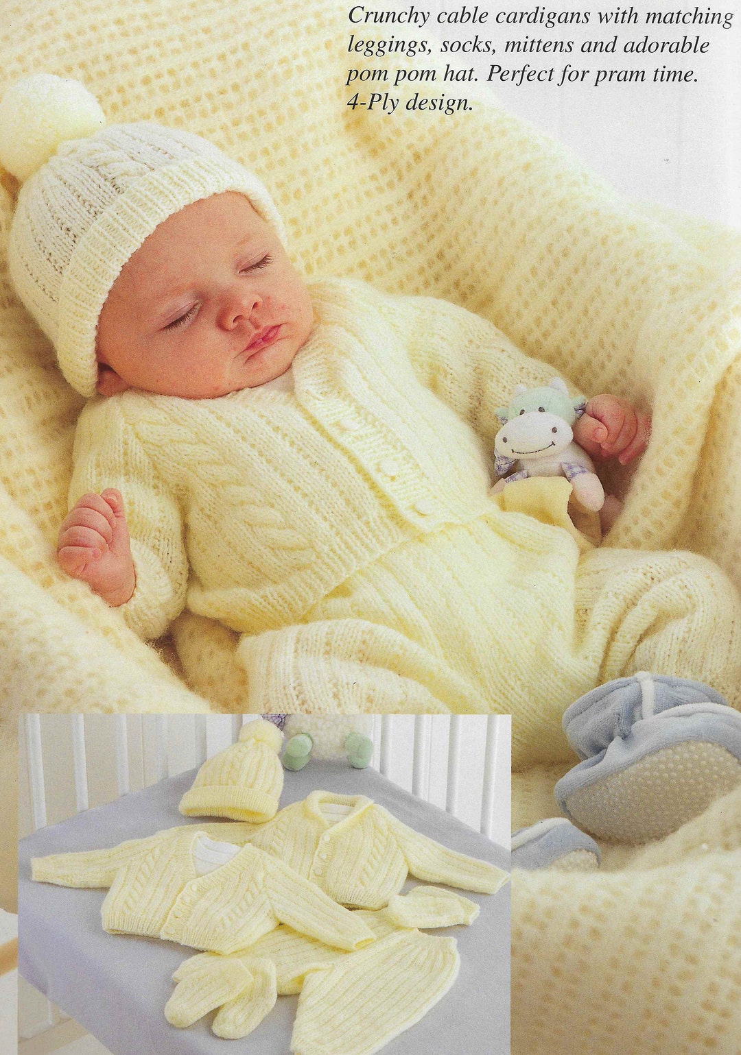 Premature Cable Baby Knitting Pattern Cable Jacket Legging - Etsy