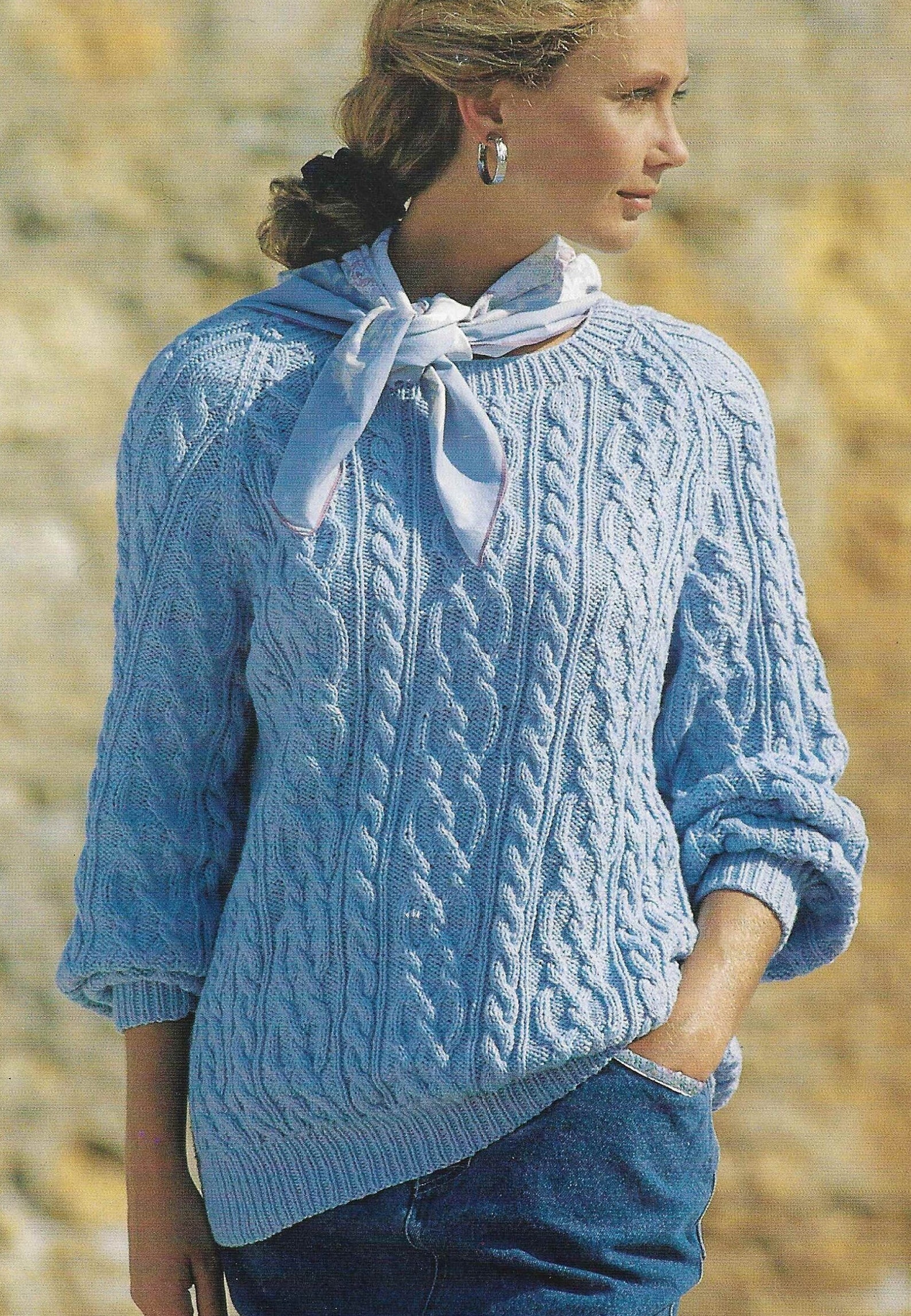 Women Cable Sweater Knitting Pattern Ladies Cable Jumper - Etsy Canada