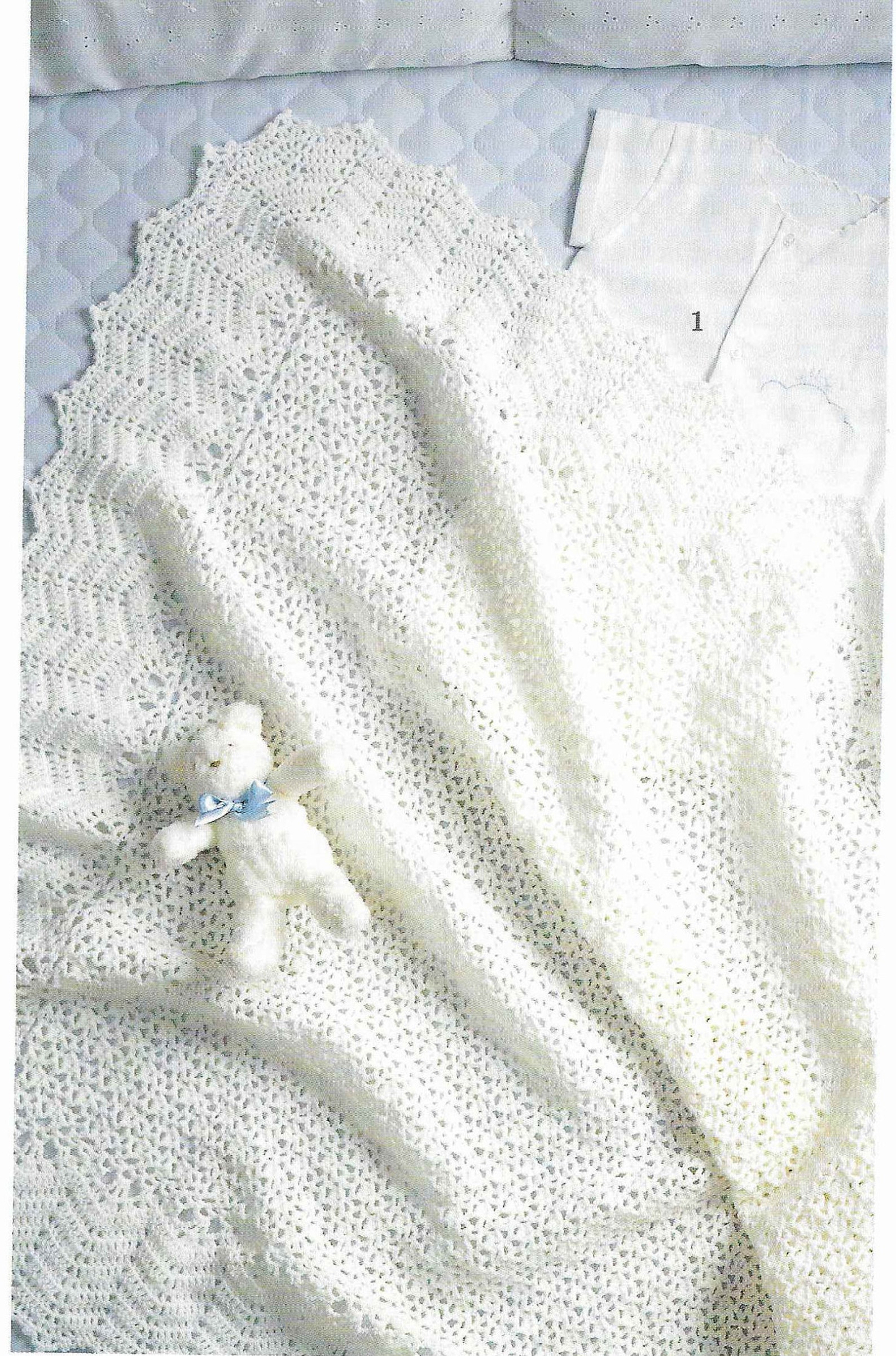 4 X Baby CROCHET PATTERN 4 PLY Crochet Shawl Cardigan Jacket - Etsy