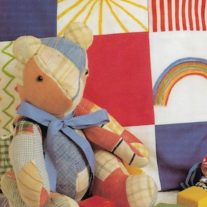 Instant PDF Download Teddy bear memory Bear Toy Sewing Pattern | Etsy