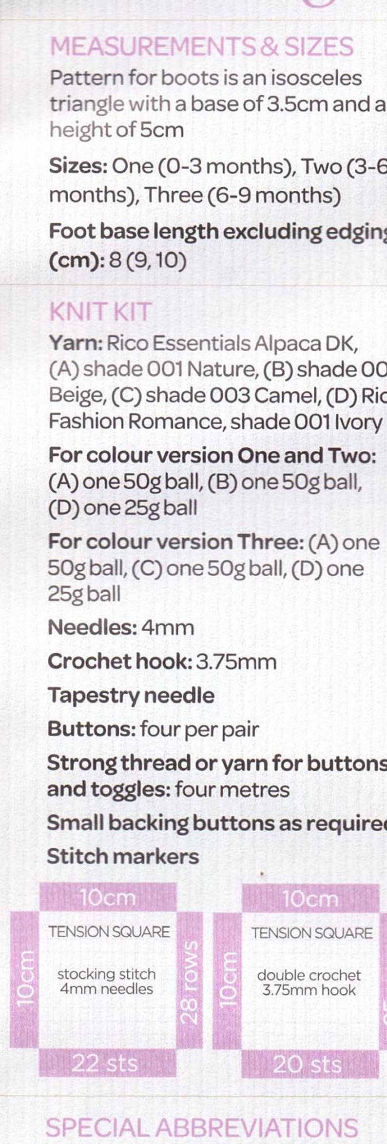 Ugg Boot Pattern Instant Down Load Knitting Pattern PDF File - Etsy UK