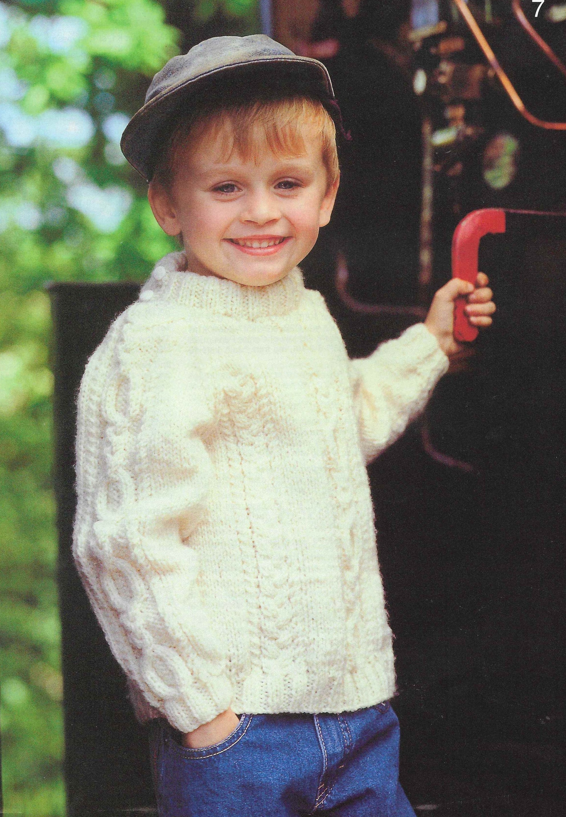 10 X Aran Jacket Knitting Pattern Boy Girl Knitting Pattern | Etsy UK